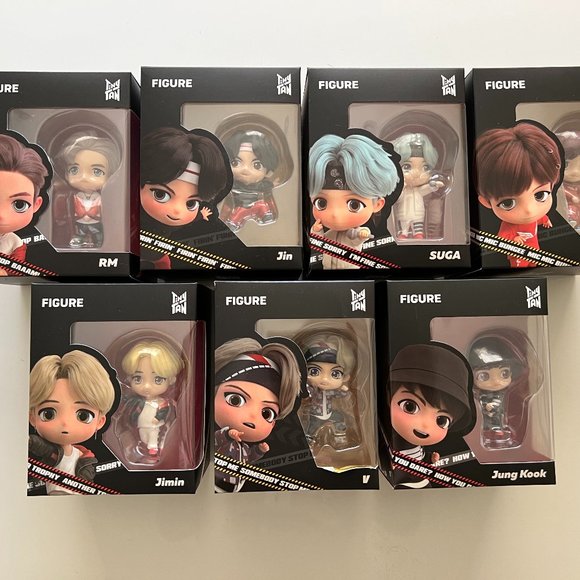 Bts | Toys | Official Bts Tinytan Mic Drop Figure Version Full Set New | Poshmark